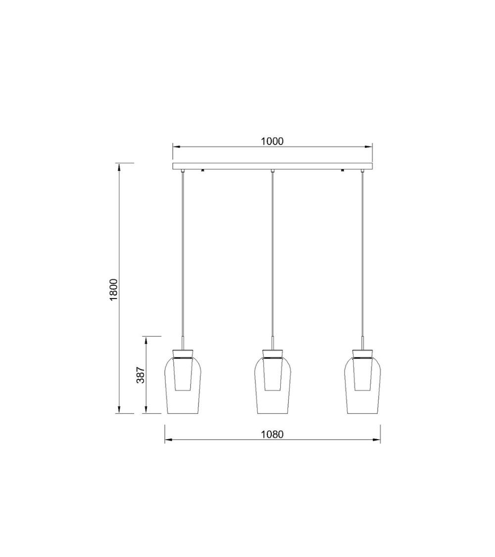 Suspension NORA 3 lumières – Luminaire bois et blanc | Lumiland